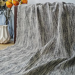 XMTXZYM 2 Meter Striped Yarn Dyed Jacquard Fabric Women's Dress Bag Decorative Sewing Fabric