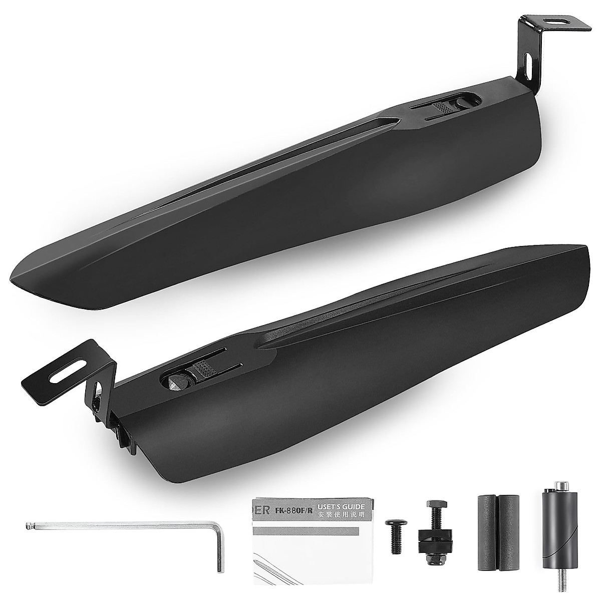 CYCLESPEED Bicycle Mudguards Bike Fender Ront/Rear Mud Guards Fit for MTB Mountain Road Bike