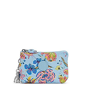 Kipling Women’s Creativity Small Pouch, Versatile Cosmetics Kit, Lightweight Nylon Travel Organizer, Wild Flowers