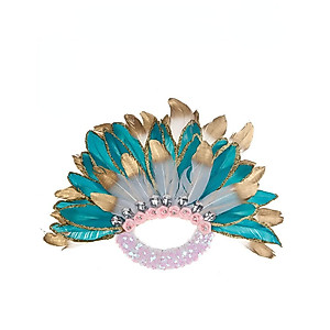 African Custom Bride Wedding Feather Hand Fan DIY Handmade Lace Fans Luxury Dance Fan Hand Held Photo Props Party Wedding Favors