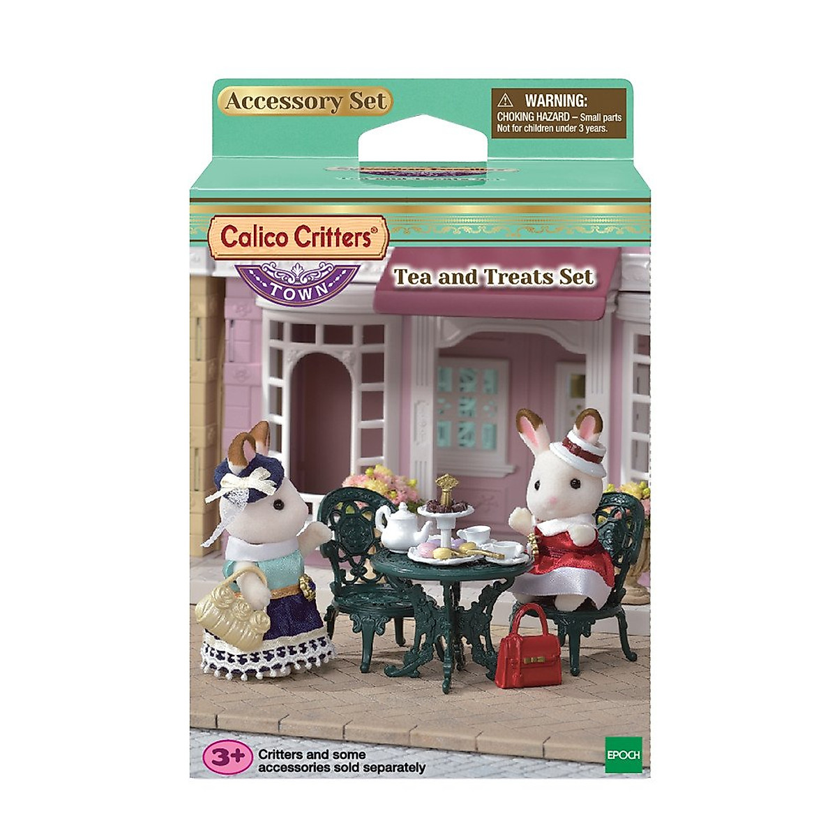 Calico Critters Town Tea and Treats Set - Host Delightful Tea Parties for Your Critters