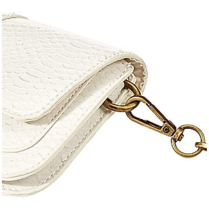 The Drop Women's Lara Chain Mini Crossbody Bag, Ivory, One Size