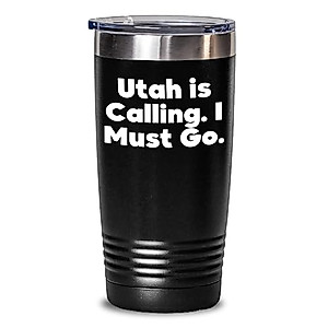 Utah Calling Gifts from Friends and Family - Inspirational Tumbler for Mom on Mother's Day, Utah Enthusiast Must-Have, 20oz or 30oz Capacity