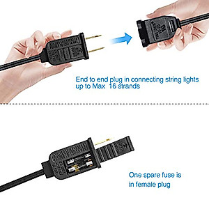 Banord 50FT G40 Globe String Lights, 2700K Waterproof Outdoor Lights with 26 Dimmable Plastic Bulbs, Shatterproof Patio Lights String, Porch Lights, Cafe Lights, Backyard Lights, E12 Screw Base