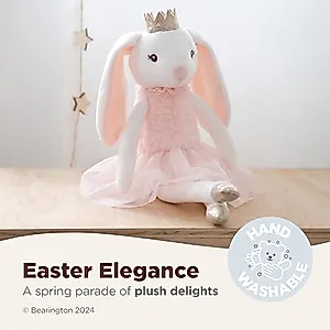 Bearington Brise The Ballerina Bunny Stuffed Animal, 16 Inch Plush Bunny