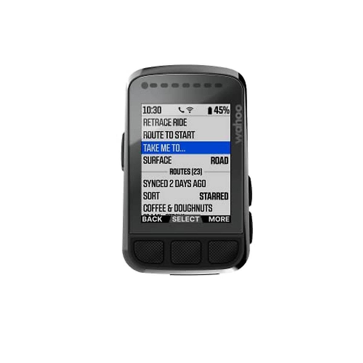 Wahoo ELEMNT Bolt V2 GPS Cycling/Bike Computer, Black