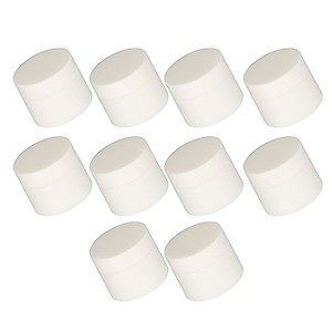 10Pcs Empty Cream Jars, Portable Refillable Leak Proof Cosmetic Cream Jar for Face Cream Lotion