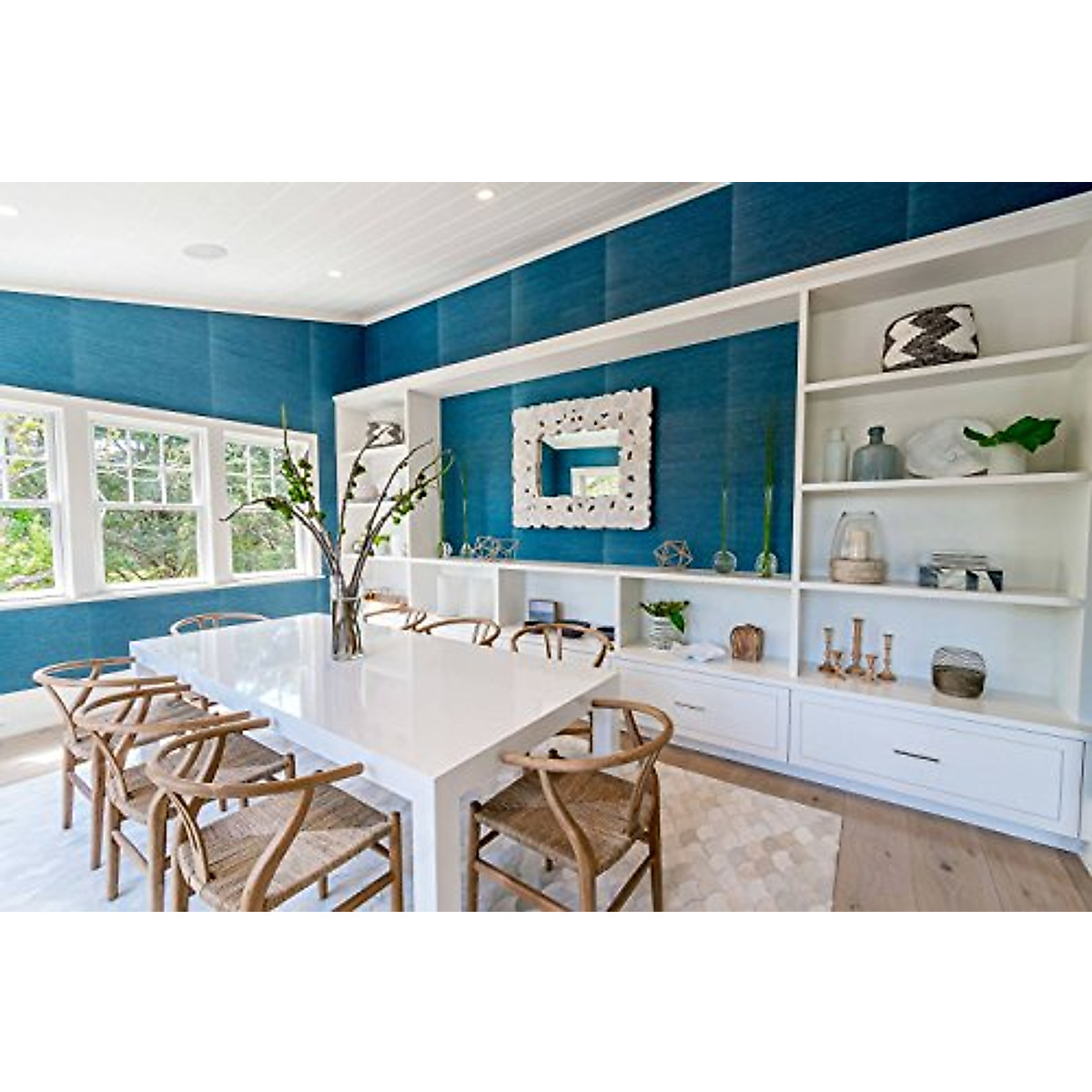 2xhome Bone Wooden Dining Chair, Natural