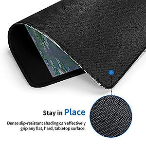 Lilies Claude Monet Water Game Office Overlock Rubber Non-Slip Mouse Pad