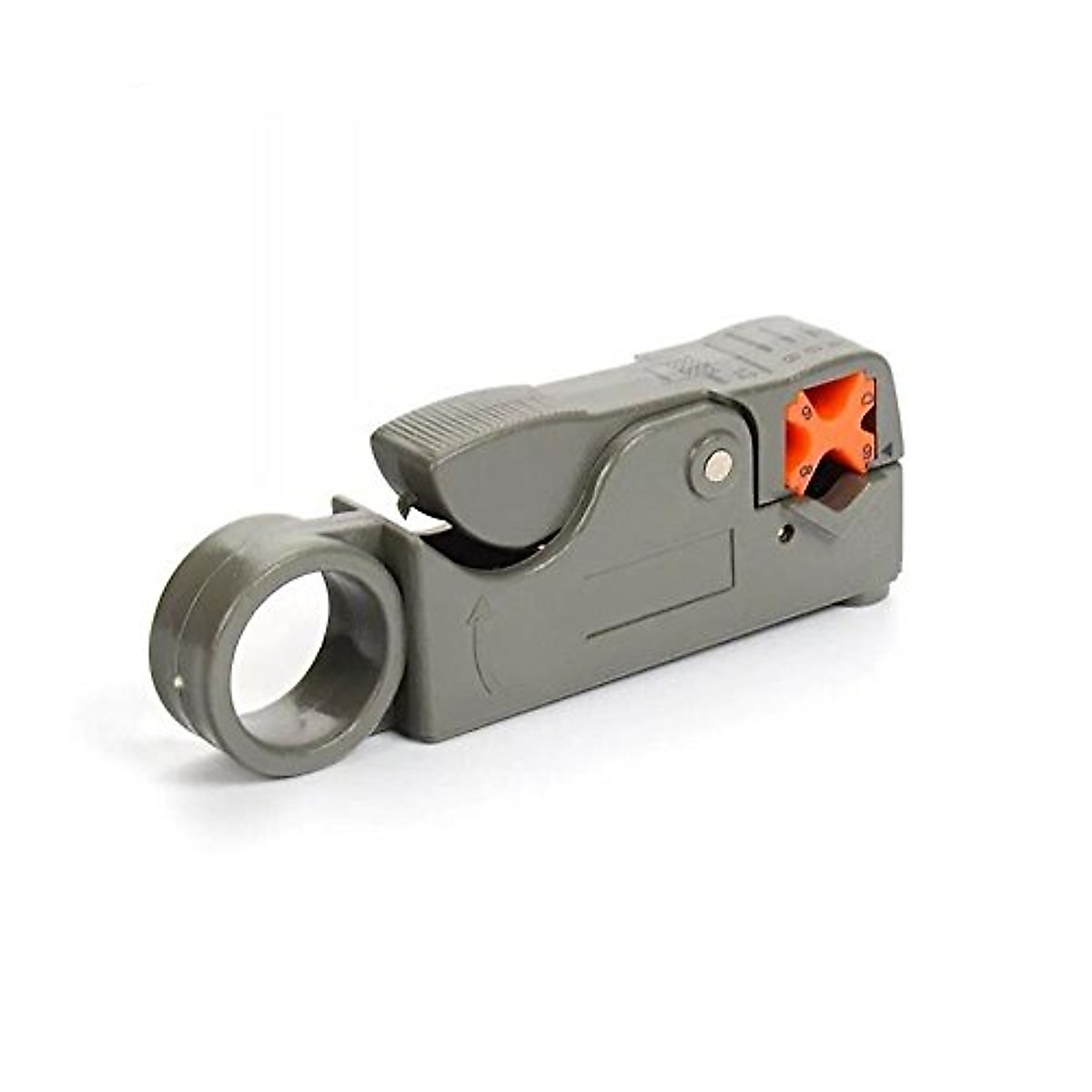 Gaobige Coax Cable Crimper Kit Tool for rg6 rg59 Coaxial Compression Tool Fitting Wire Stripper with Gaobige 10pcs F Compression connectors - Grey