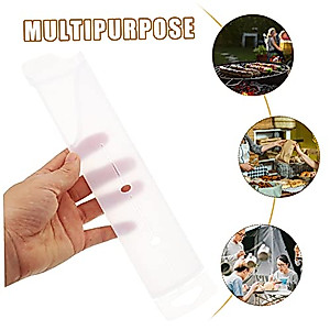 AUTSUPPL 6pcs Knife Case Kitchen Blade Sleeves Chef Knife Cutter Cover Clear Cutter Protective Sleeves Sleeve Protectors Scissors Kitchen Knife Suitcase Protector Pp