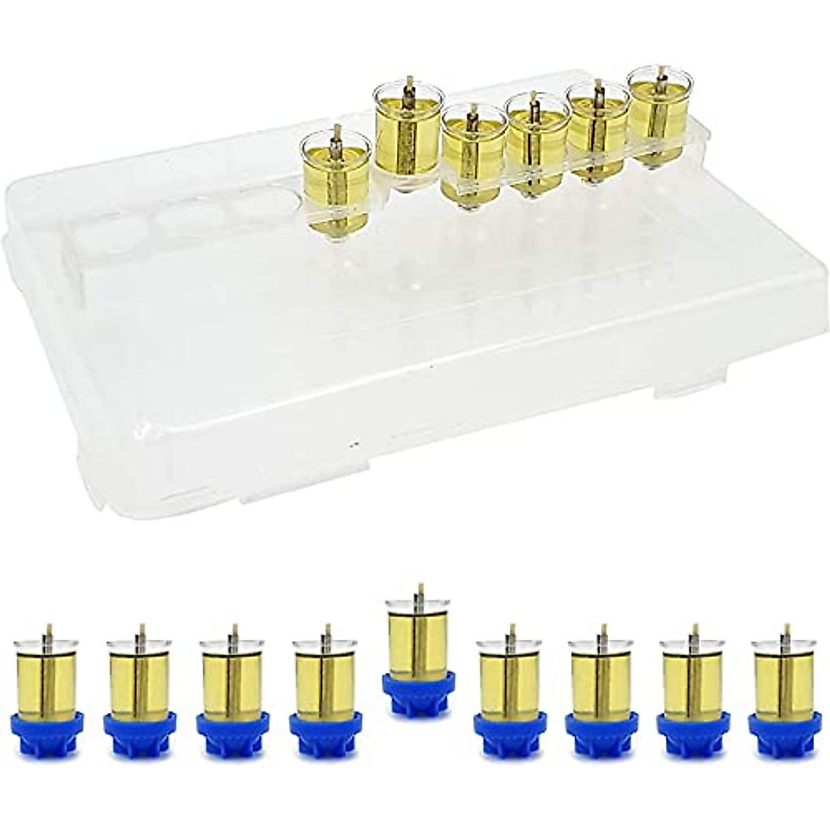 Shalhevet Light Mehadriner Edible Pre Filled Cups Olive Oil Hanukah Chanukah Menora 44 Filled Cups 2.5 Hour Burn Time