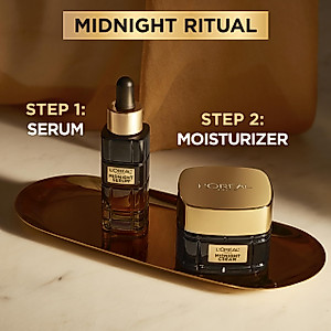 L'Oreal Paris Age Perfect Anti-Aging Midnight Cream, Reduce Wrinkles & Firm 1.7oz + Serum Sample