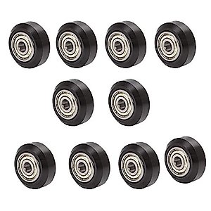 Creality 3D Printer POM Wheel Plastic Pulley Linear Bearing for Ender 3/Ender 3 Pro,CR-7,CR-8,CR-10,CR10S,S4,S5 (Pack of 10)