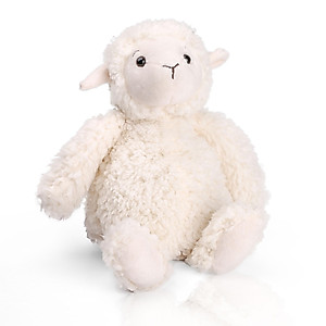 LotFancy Lamb Stuffed Animal, 12" Stuffed Lamb Plush for Baby, Cuddly Fluffy Sheep Toy, Plushies for Newborn Nursery, Easter Decoration