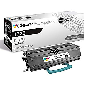CS Compatible Toner Cartridge Replacement for Dell 1720 310-8701 Black Laser 1720 Laser 1720dn