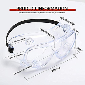 Anti Fog Safety Glasses Protective Goggles
