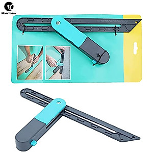 Angular Bevel Gauge with Marking Gauge Function Adjustable Angle Ruler with Lock Practical Aid for Laying Floors and Building Furniture Lock Angle Measure Tool