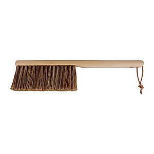 Redecker Narrow Hand Brush with Oiled Beechwood Handle, Strong Plant-Based Bristles, Hanging Loop, Made in Germany