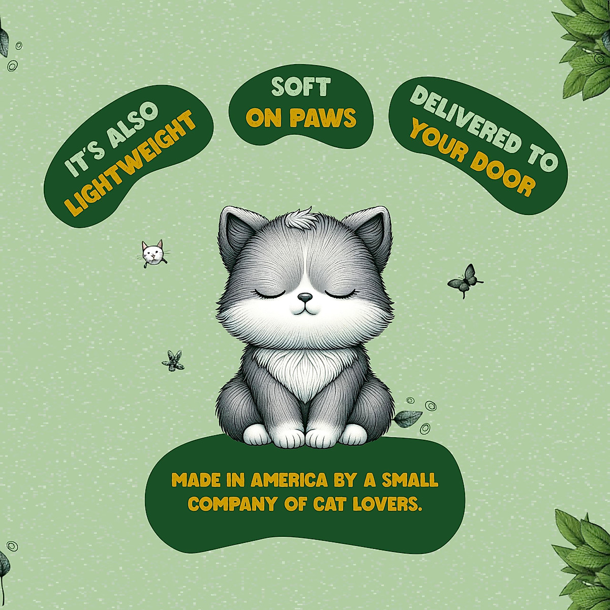 Catalyst Natural Soft Wood Cat Litter (2 Pack, 10lb Bags) - Superior Odor Control, Strong Clumping, Low Dust, and Biodegradable (10lb, Set of 2, Multi Cat)