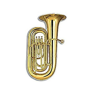 MAGNET TUBA Shaped Magnet(play jazz music brass) Size: 3 x 5 inch