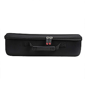 Hermitshell Travel Case for Revlon One-Step Hair Dryer and Volumizer Hot Air Brush (Black+Plum red)