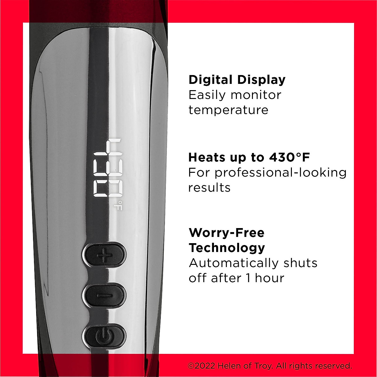 REVLON Straight or Curl Curved Hair Styler | Two Looks, One Tool (1”)