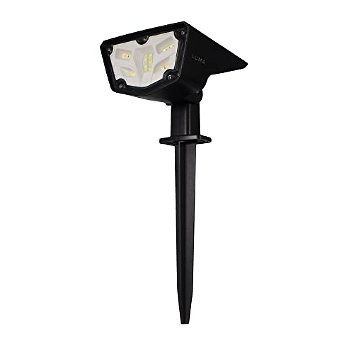 Luma Solar Outdoor Lights 2 Pack | Weatherproof Landscape Lighting with 22 LED Outdoor Lights for Patio, Yard | Garden & Wall Mount | 3 Modes Cool, Warm, Both + Rechargeable All-Night Battery