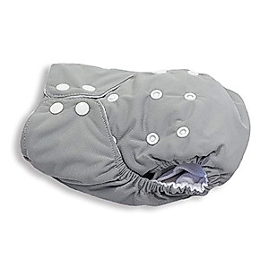 Thirsties Natural One Size All in One Reusable Cloth Diaper, Snap Closure, Adventure Trail