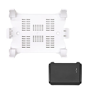 GL.iNet WiFi Router Holder Wall Mount with Screws, Compatible with GL-A1300 (Slate Plus), GL-SFT1200 (Opal), GL-MT1300 (Beryl) Router, Networking Device Bracket, Easy to Install (White)