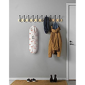 Cut Plastic Bag Holder and Dispenser, Grocery Shopping Bags Carrier, Garbage Bag Organizer for Kitchen,Flamingo Home Kitchen Décor, Housewarming Gifts for women Family Friends, 23x9 inch