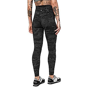 Lululemon Align Stretchy Full Length Yoga Pants - Women’s Workout Leggings, High-Waisted Design, Breathable, Sculpted Fit, 28 Inch Inseam, Incognito Camo Multi Grey, 4