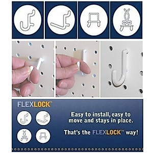 WallPeg Peg Rack Organize Garden Tools - Coat Rack - AM 24044BK