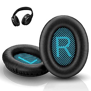 Qc35 Replacement Ear Pads for Bose - QC35,QC35ii Replacement Earpads Cushion - Compatible with Quiet Comfort35,QC25,QC35ii,QC15,AE2,AE2i-Comfortable & Durable (Blue)