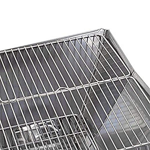 SHZBCDN Foldable Charcoal Grill, Portable BBQ Barbecue Grill Lightweight Simple Grill for Camping, Garden, Outdoor, Travel