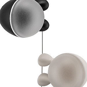 Alessi "Lilliput" Salt/Pepper, Black, White
