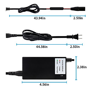 Mighty Max Battery 24V 2Ah Sealed Lead Acid Battery Charger 3 Stage w/LED Display