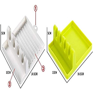 DRNKS Pot Lid Rack Spoon Rack Pot Lid Rack Shelves Container Tableware Rack Lid Lifter Pan Lid Monkey Business Lid Pot Lid Pot Rack Set Suitable for Kitchen