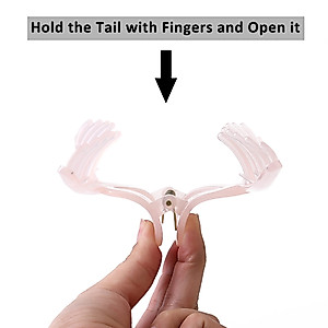 KUDUOER Hair Clips Ladies and Girls Large Banana Hair Clips High Elasticity Claw Clips Anti-Slip Butterfly Hair Clips Suitable for Thin Hair and Thick Thick Hair Clips 4pcs