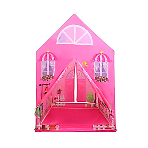 Kiddie Play Princess Playhouse Kids Play Tent for Boys & Girls Indoor Outdoor Toy