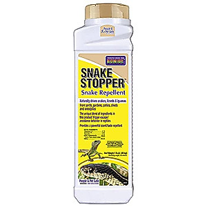 Bonide Snake Stopper Snake Repellent, 1.5 lbs Ready-to-Use Granules, Outdoor Deterrent for Snakes, Lizards, Iguanas