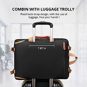 MOLNIA Expandable Laptop Backpack, 3 in 1 Laptop Bag, 17.3 inch Computer Backpack, Multi-functional Travel Bag, Business Casual Travel College, Men/Women,Grey