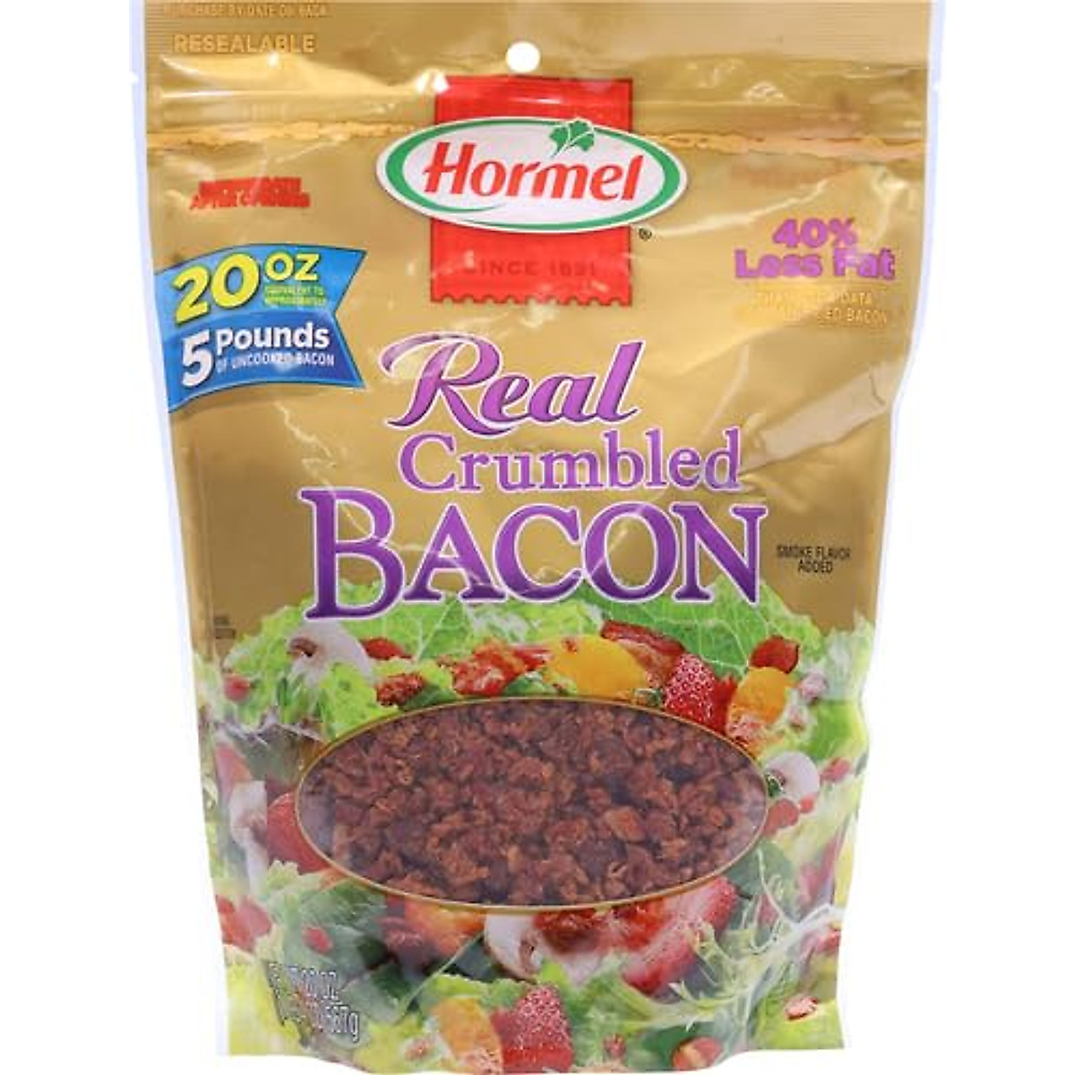 Hormel Premium Real Crumbled Bacon, 20 Oz Pouch