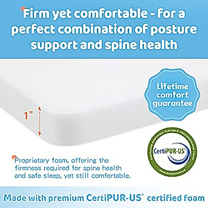 Stuffed®️ Waterproof Pack and Play Mattress, Tri-fold Travel Pack n Play Mattress Pad, Playard Mattresses, Toddler Playpen Mattress, Mini Crib Mattress Nap Mat Foldable, 38 x 26 inch