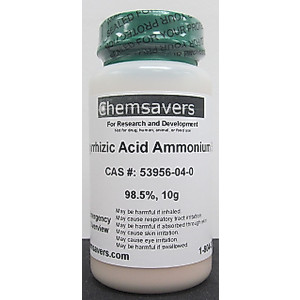 Glycyrrhizic Acid Ammonium Salt from Glycyrrhiza Root (Licorice), 98.5%, 10g