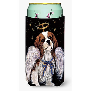 Caroline's Treasures PPP3063TBC Cavalier Spaniel Christmas Angel Tall Boy Hugger Can Cooler Sleeve Hugger Machine Washable Drink Sleeve Hugger Collapsible Insulator Beverage Insulated Holder