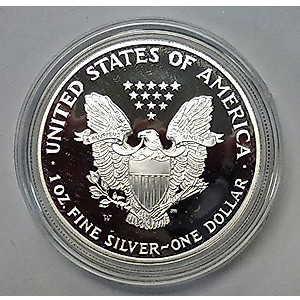 2001 W American 1 oz Silver Eagle Dollar PROOF US Mint