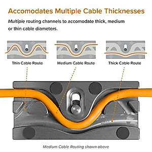 Tether Tools TetherBlock Arca Graphite - Cable Connection and Port Protector for Tethered Photography