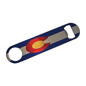 Colorado State Flag Speed Professional Bottle Opener Heavy Duty Gift CO