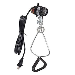 Simple Deluxe HIWKLTCLAMPSOCKET 1-Pack E26 Clamp Light Socket up to 150 Watt 18/2-Gauge 6 Feet Cord, Lamp, Black